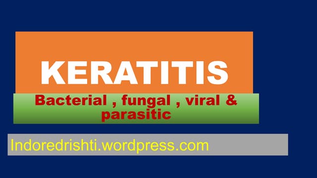 Keratitis | PPTX