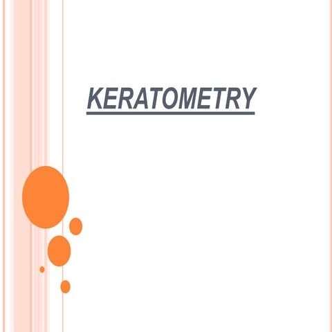 Keratometry | PPTX