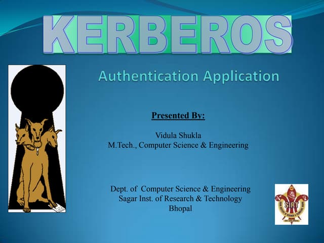 Kerberos An Authentication Application Pptx