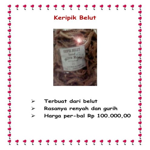 Keripik belut | DOCX