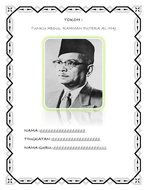 Tokoh merdeka | DOCX