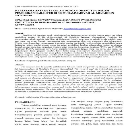 KERJASAMA ANTARA SEKOLAH DENGAN ORANG TUA DALAM PENDIDIKAN KARAKTER.pdf