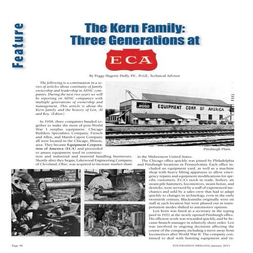 The Kern Family: Three Generations at ECA | PDF