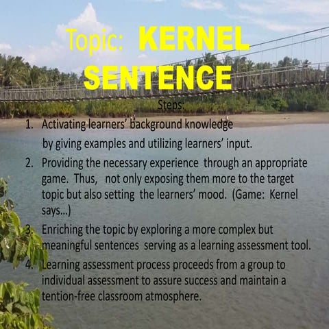 KERNEL SENTENCE | PPTX