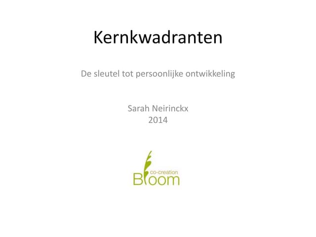 Kernkwaliteiten | DOC