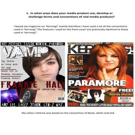 Kerrang and Vamp Conventions | DOCX