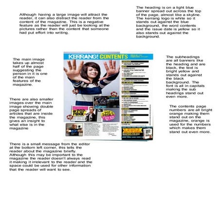 Student magazine layout | DOCX