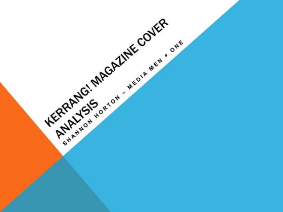 Empire Magazine Analysis | PPT