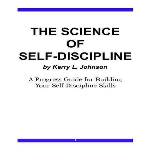 The Science of Self Discipline | PDF