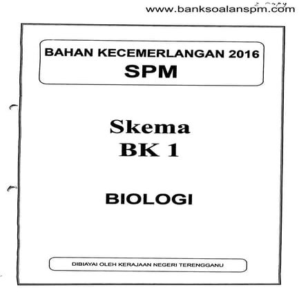 Kertas 1 pep bk1 spm terengganu 2016 | PDF