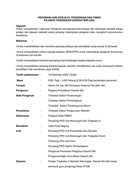 Tentatif dinner | PDF