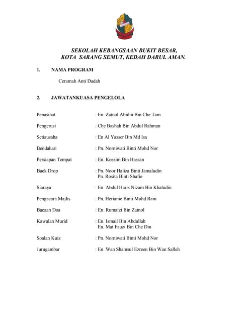 Kolaj bunga raya | DOCX