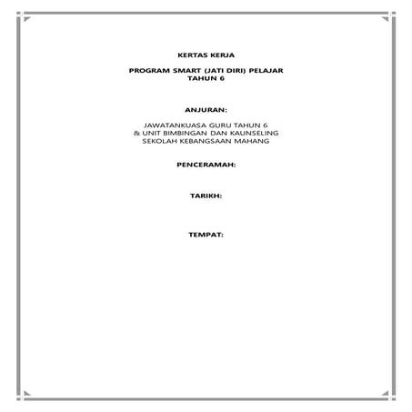 Panduan ringkas menulis kertas kerja | DOC