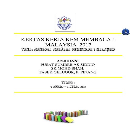 Kertas kerja program kem membaca 1 malaysia 2015 | DOCX