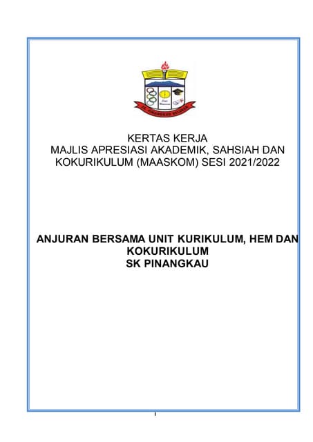 Teks MC: Majlis Penutupan Transisi | DOCX