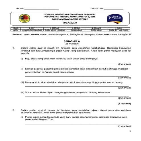 KERTAS SOALAN BM F2 | DOCX