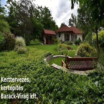 Kerttervezés, kertépítés - Barack-Virág Kft. | PPT