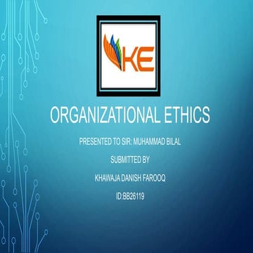 KESC ETHICS | PPTX