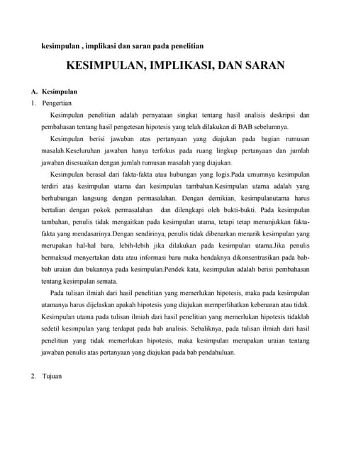 Kesimpulan paragraf | PPT