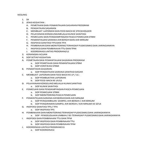 Kesling dan dbd | DOCX