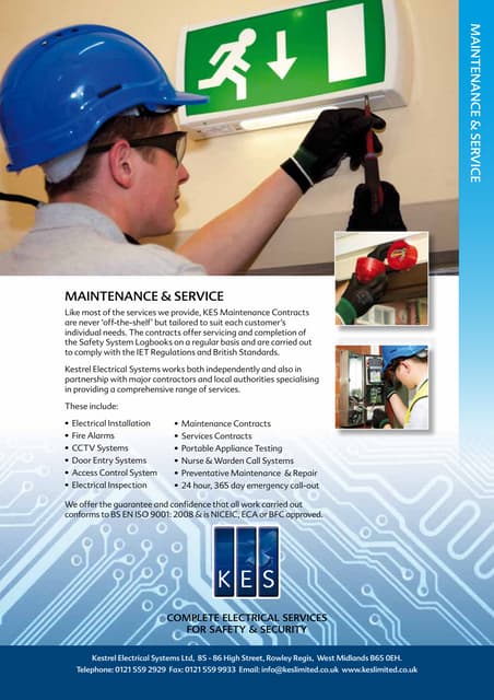 Kes inspection testing & certification web | PDF