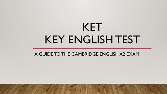 Cambridge KET 1 with answers | PDF