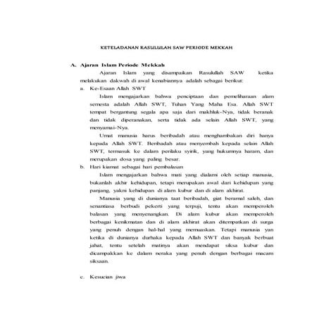 Nabi muhammad biografi | PDF