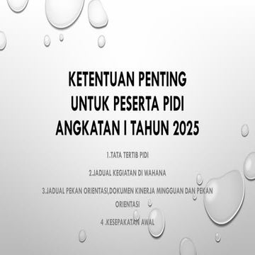 KETENTUAN PENTING PESERTA PIDI[1] terkini.pptx