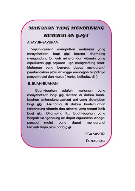 Keterangan gingivitis | DOCX