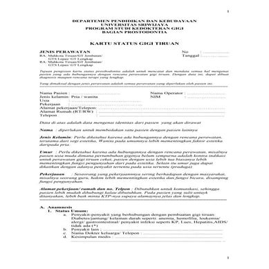 Keterangan status pasien | DOC
