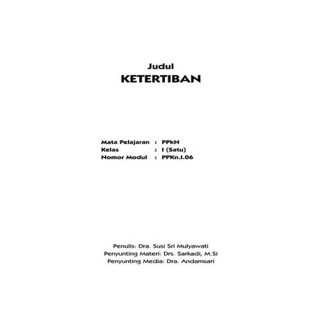 Ketertiban pkn | PDF