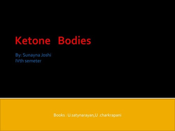 Ketone body examination in urine by Rother's Test | PPTX | Endocrine ...