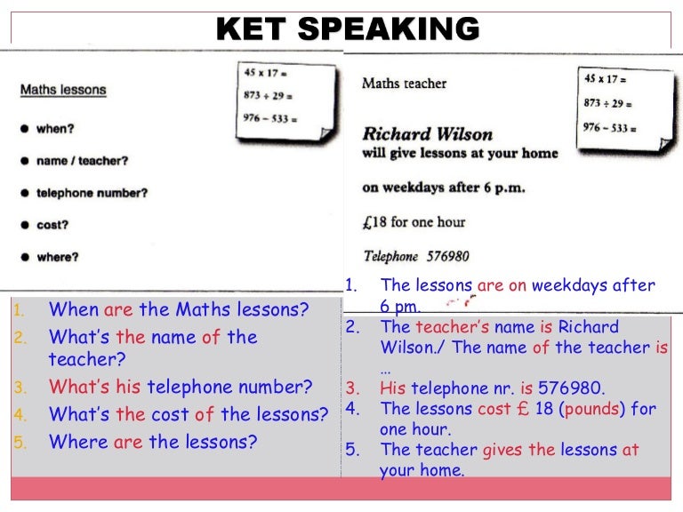 Ket speaking