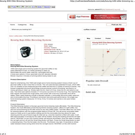 Keurig b40 elite brewing system | PDF