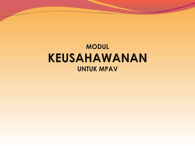 Definisi usahawan dan keusahawanan | DOCX