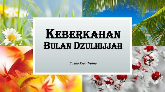 AMALAN DI BULAN RAJAB - KH. ABDURRAHMAN NAVIS | PPT