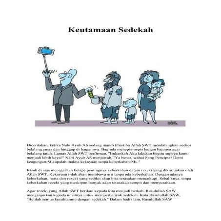 Keutamaan sedekah | PDF