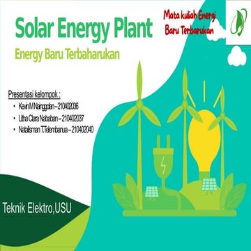 renewable energy like PLTS its take sun energy convert to electric ...