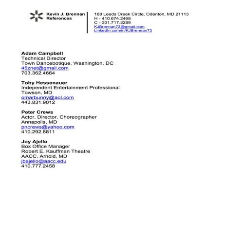 Theatre Resume | PDF