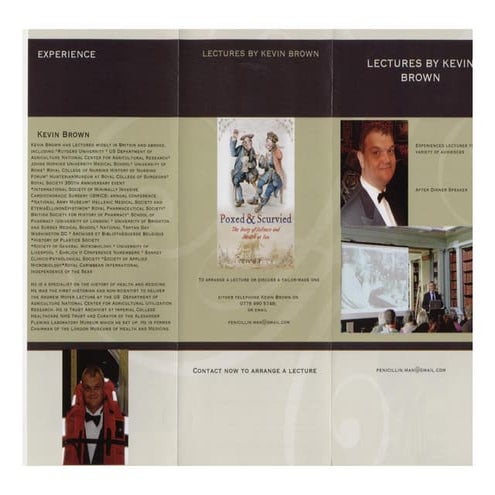 Lectures Available From Kevin Brown | PDF