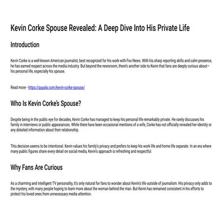 Kevin Corke Spouse Revealed A Deep Dive Into His Private Life.pdf