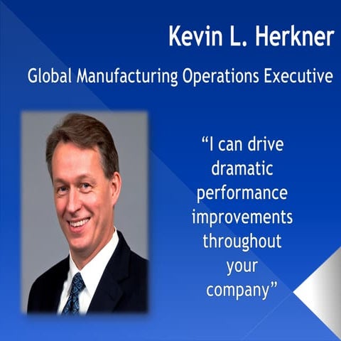 Kevin L. Herkner Professional Biography | PDF