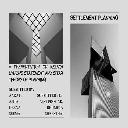 kevin lynch theory five elements - urban design | PPTX