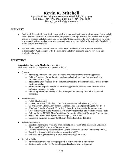 Resume | PDF