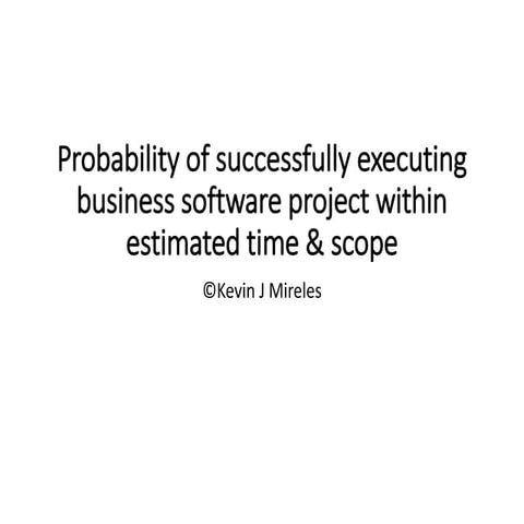 Kevin's Software Success Equation | PPT