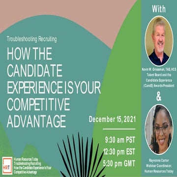 Troubleshooting Recruiting: How the Candidate Experience Is Your ...