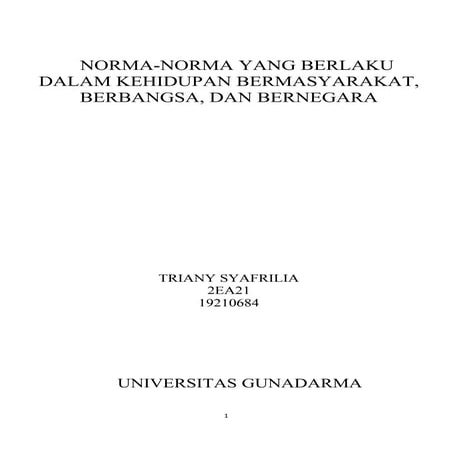 PPTNORMA DAN UUD NRI 1945. menjaga norma dan uud nri | PPTX