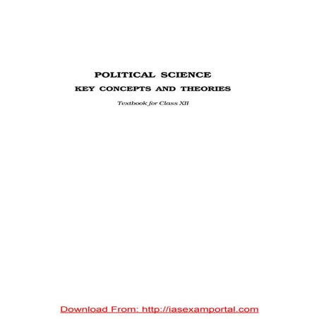 Key concepts-and-theories-class-12th-ncert | PDF | Political Issues ...