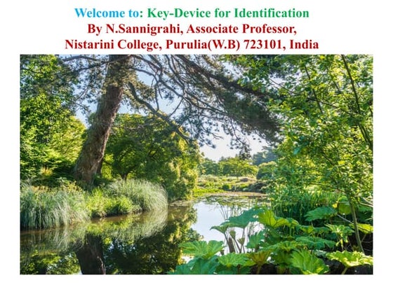 Key- Identification device & Deme concept in Plant Taxonomy | PDF