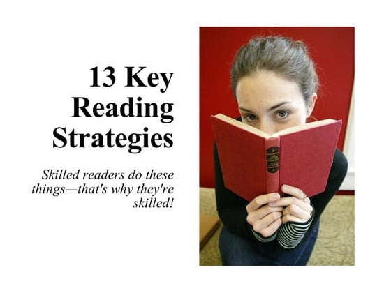 Reading Comprehension Strategies | PPTX